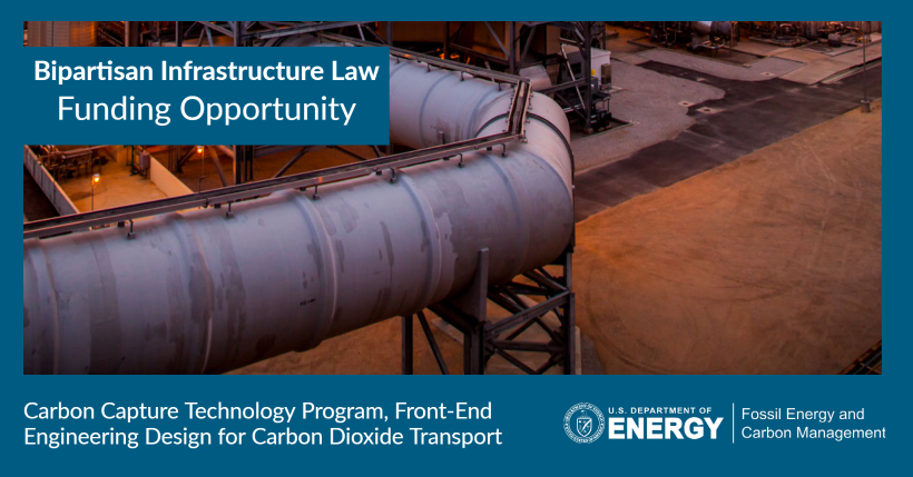 Funding Notice: Bipartisan Infrastructure Law: Carbon Capture ... Funding Notice: Bipartisan Infrastructure Law: Carbon Capture ...